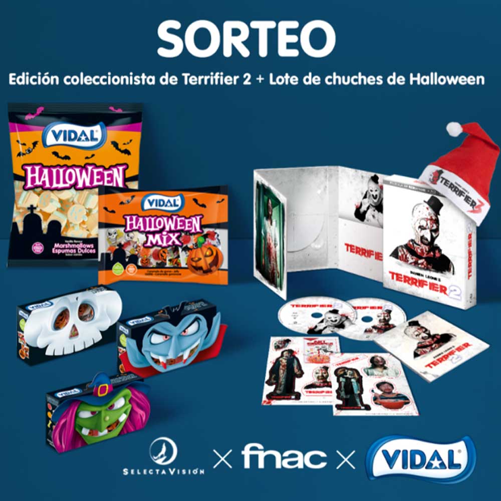 Gana una copia de Terrifier 2 en este sorteo de Vidal y Fnac | Concurseo