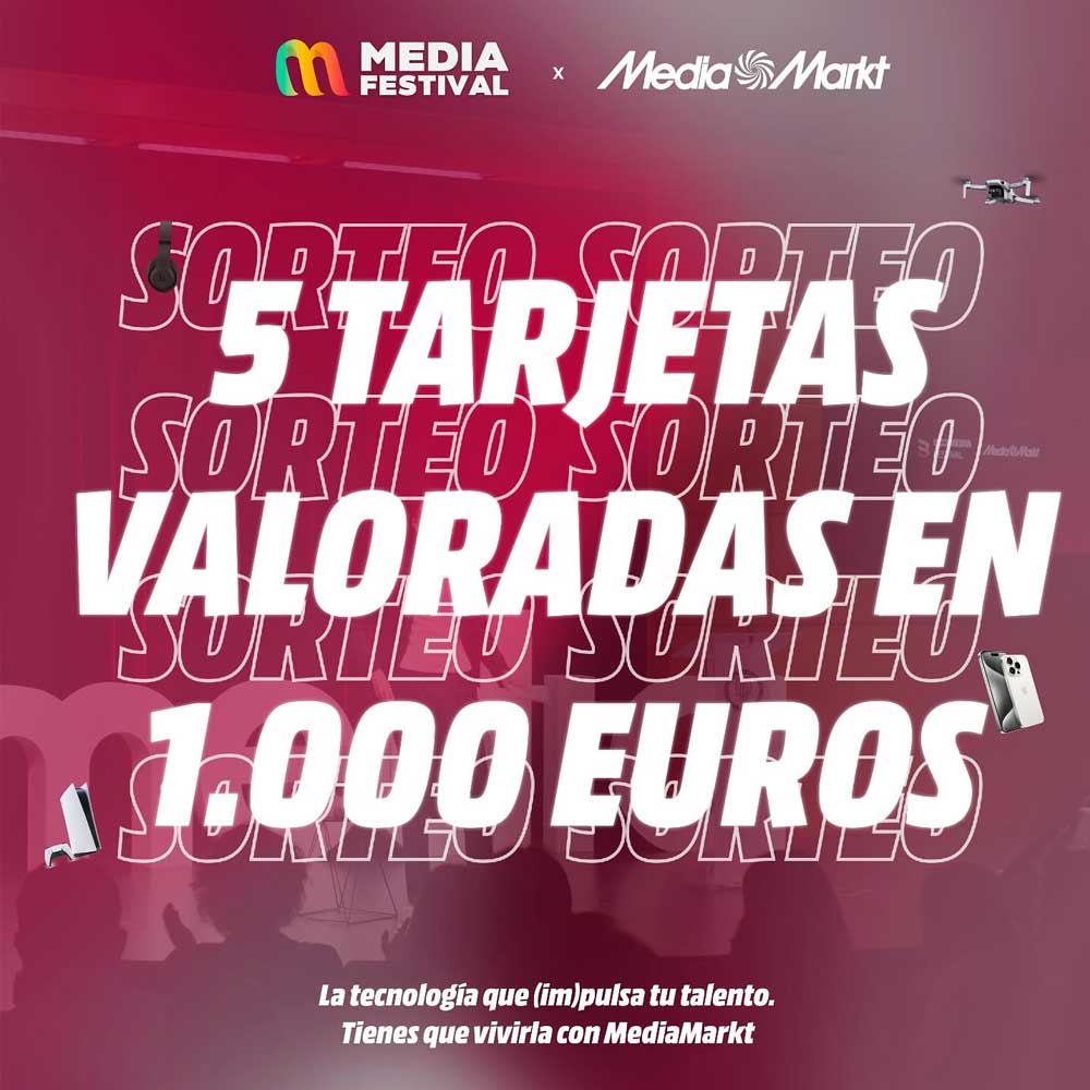 Consigue una tarjeta regalo de 200€ con el Media Festival x MediaMarkt | Concurseo
